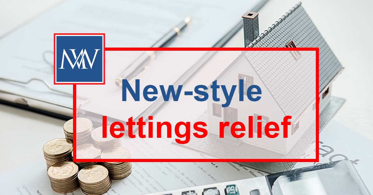 New-style lettings relief - Makesworth Accountants