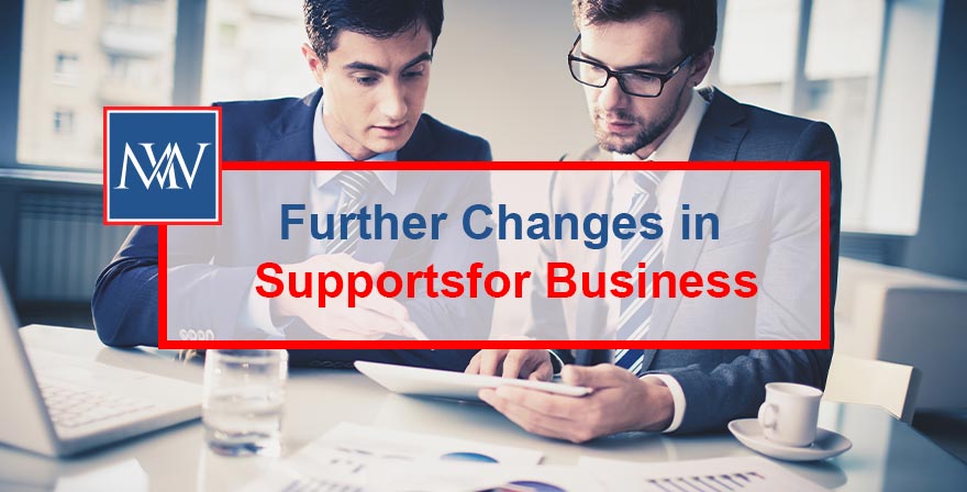 Further changes in supports for business - Makesworth Accountants