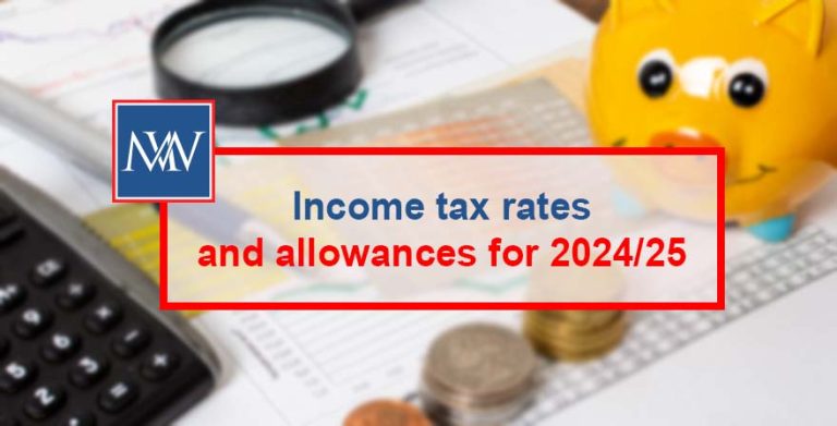 Income tax rates and allowances for 2024/25 - Makesworth Accountants